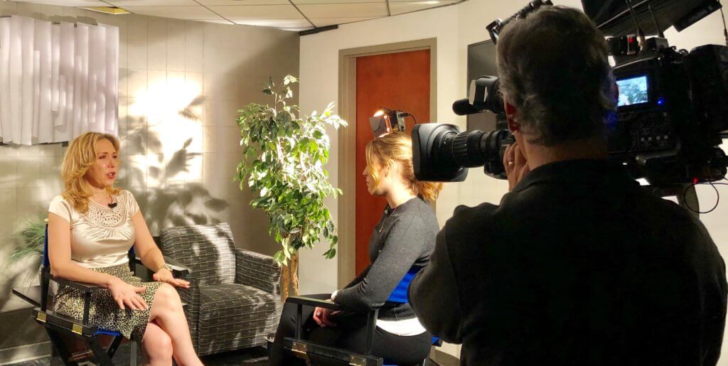 Evi Kokalari-Angelakis sits with Katie Corrado of WPIX11 – GK Investments
